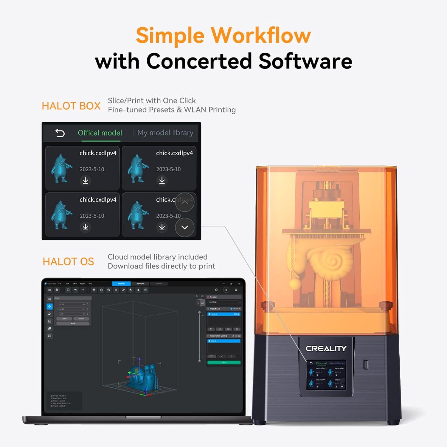 Creality HALOT R6 Resin 3D Printer Available in Singapore – Creality Store