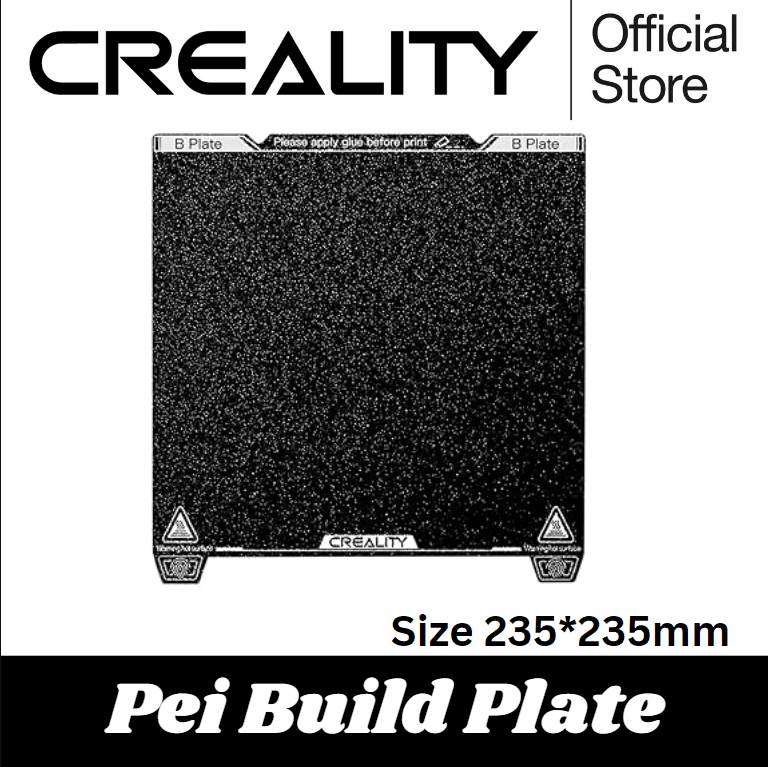 PEI Build Plate, Powder Coating, Magnetic 3D Printer Build – Creality Store